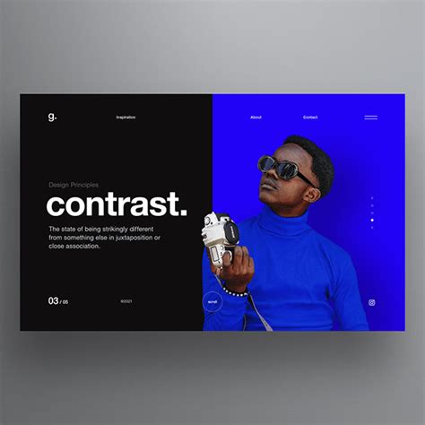 Contrast On Behance