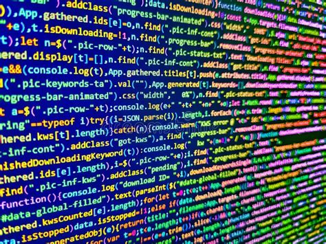 Programming Code Abstract Technology Background Of Software Developer