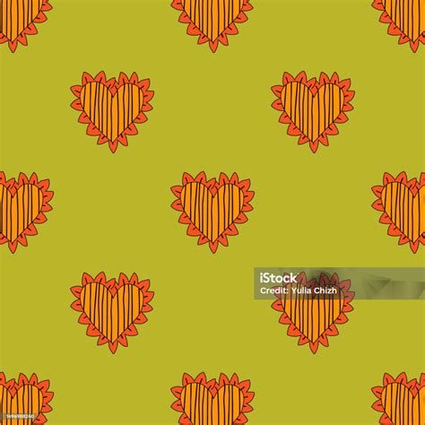 복고풍 사이키델릭 패턴 2월 14일의 하트와 발렌타인 데이 펑키하고 그루비한 하트 모양 장식품 히피 무지개 배경은 좋은 Vibesvalentines Day 19701980