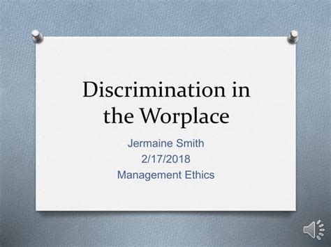 Harassment And Discrimination Training Pptx