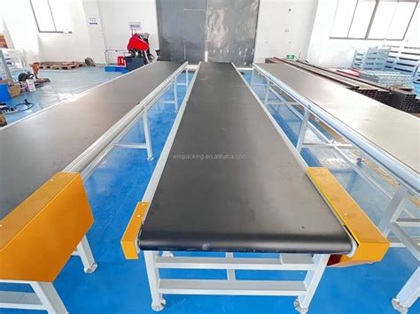 Powered Belt Conveyor Small Belt Conveyor Machine System For Assembly