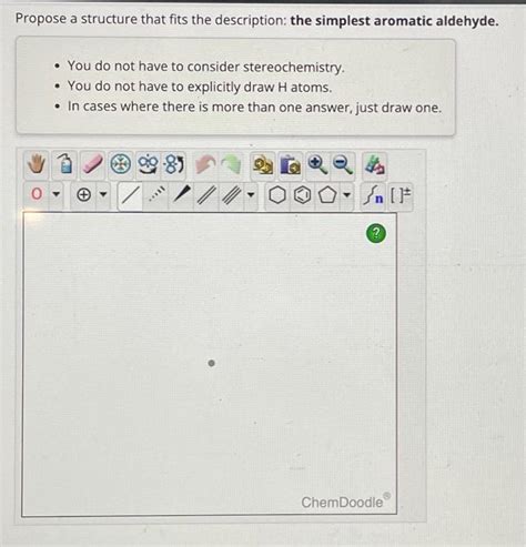solved propose a structure that fits the description the