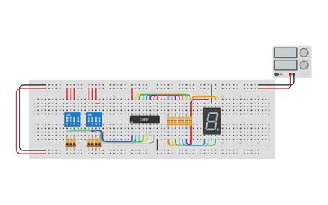 Circuit Design Cd4511 Tinkercad