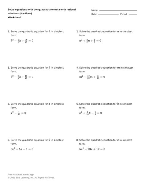 Systems Of Equations Worksheet Printable PDF Template