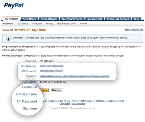 How To Get Your PayPal API Signature