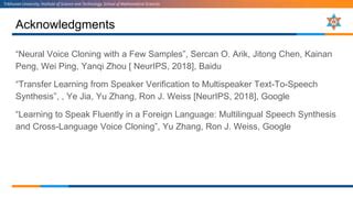 Voice Cloning PPTX Digital Audio Computer Software And Applications