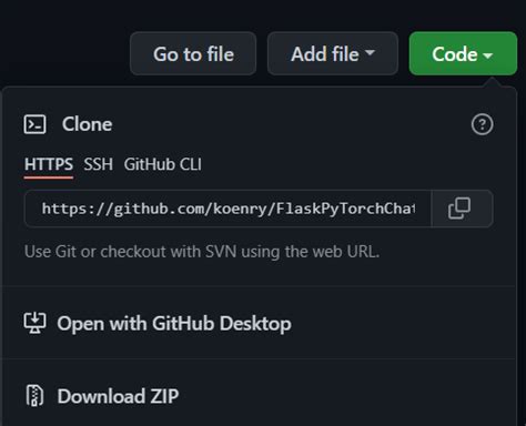 GitHub Koenry Flask PyTorch Chatbot