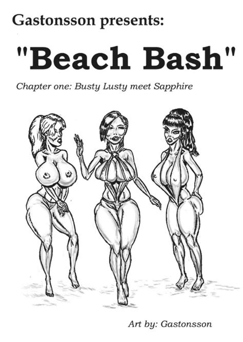 Beach Bash Chapter One Busty Lusty Meet Sapphire Hentai Doujinshi Manga And Game Of English