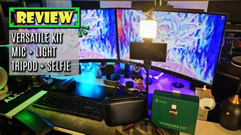 Ultimate Smartphone Vlogging Kit Light Mic Tripod Youtube