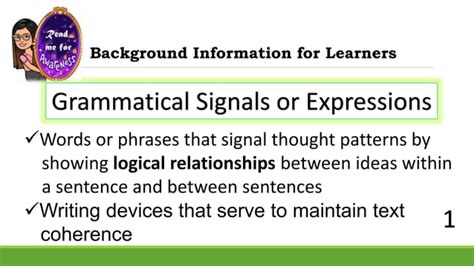 q4 grammatical signals patterns of idea development pptx birdwatching