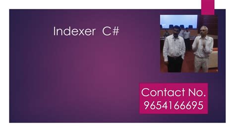 Indexer In C Youtube