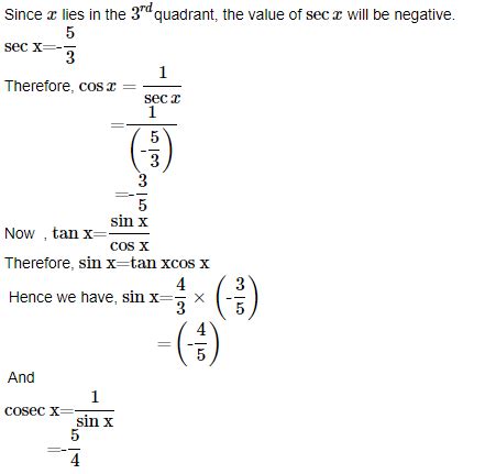Chapter 3: trigonometric functions - Questions/Answers | NCERT ...