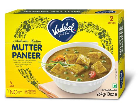 Mutter Paneer Vadilal Quick Treat Australia