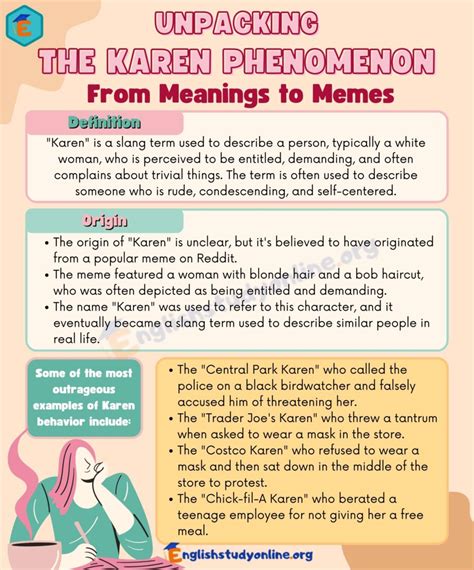 Karen Meaning What Does It Mean English Study Online