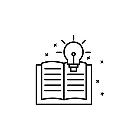 Brain Book Idea Vector Icon 22764402 Vector Art At Vecteezy