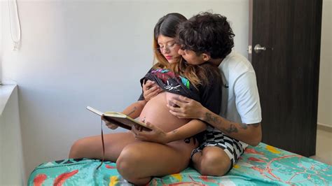 I Take Advantage Of My Pregnant Stepsister Doing A Task To Touch Her