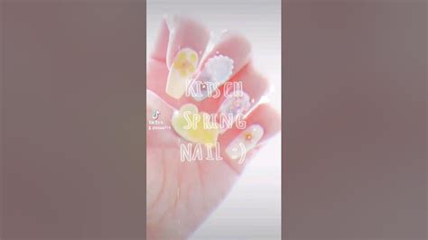 봄맞이 키치한 생화네일 해봄 Beauty 네일아트 Nailart Nails Naildesign 셀프네일 네일