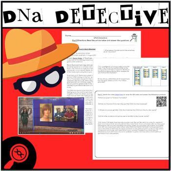 DNA Detective Lab Apply DNA Structure Function To Real Life TPT