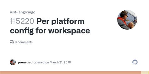 Per Platform Config For Workspace Issue Rust Lang Cargo GitHub