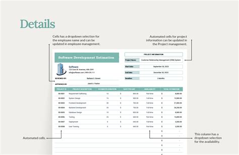 Software Development Estimation Template Download In Excel Google Sheets Template Net