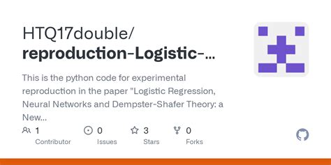 github htq17double reproduction logistic regression neural networks