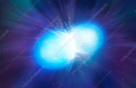 Merging Neutron Stars Illustration Stock Image F0202758 Science Photo Library