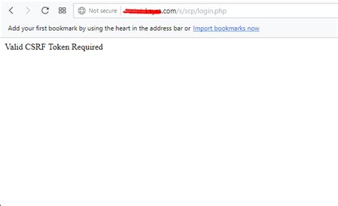 Invalid Csrf Token Osticket Forum