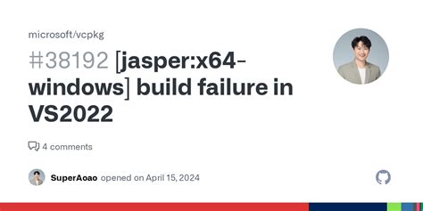 Jasperx64 Windows Build Failure In Vs2022 · Issue 38192 · Microsoft
