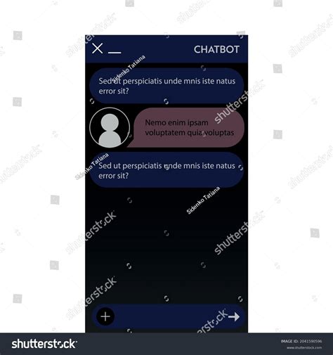 Ventana Del Robot De Chat Modo Vector De Stock Libre De Regalías 2041590596 Shutterstock