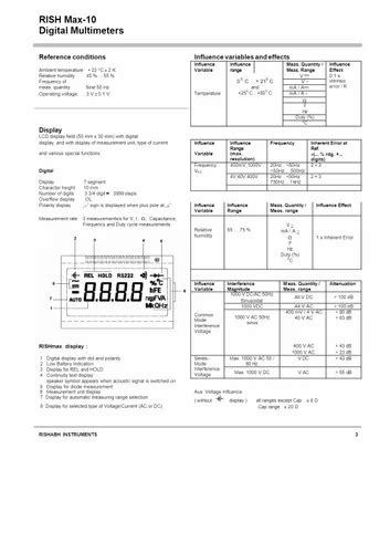 Rish Max 10 Digital Multimeter At Rs 2250 Kalbadevi Mumbai Id