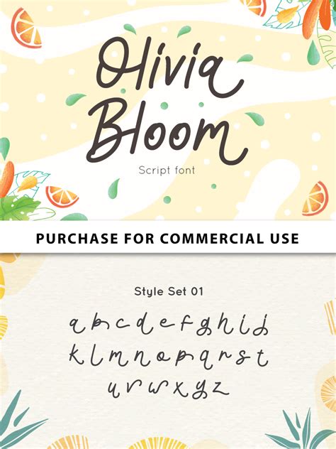 Olivia Bloom Font Dafont Com