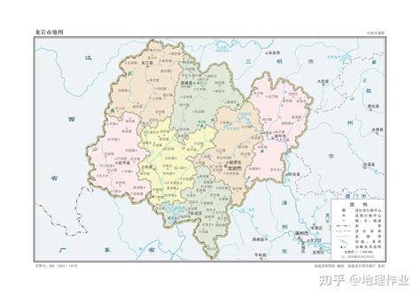 福建省各地市地图合集 知乎