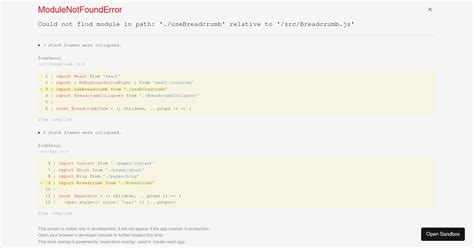 React Breadcrumbs Dynamic Examples Codesandbox