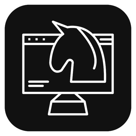 premium vector trojan vector illustration