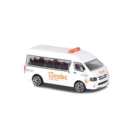 Majorette 13cabs Hiace Maxi Van Chalk