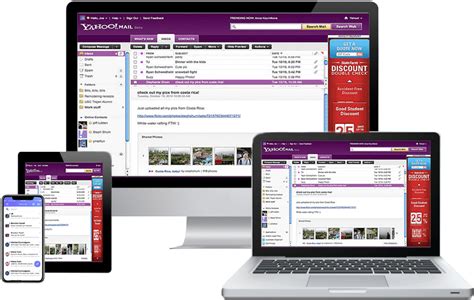 Yahoo Mail Interface Across Devices Png Image