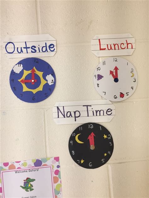 class clock schedule
