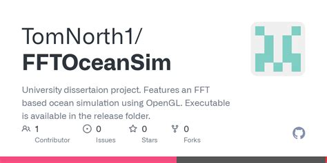 GitHub TomNorth FFTOceanSim University Dissertaion Project Features An FFT Based Ocean