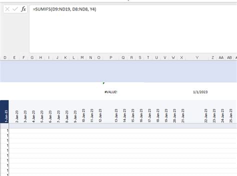 Why Is This Sumifs Not Working Rexcel