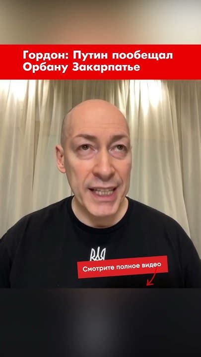 Гордон Путин пообещал Орбану Закарпатье Shorts Youtube