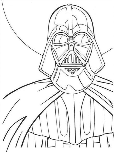 Darth Vader Face Coloring Pages Coloring Pages