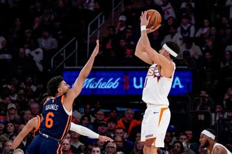 NBA: Booker hits late triple, Suns beat Knicks for 7th straight win | Local news, Knicks ...