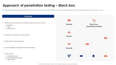 A40 Penetration Testing Approach Of Penetration Testing Black Box Ppt Slide