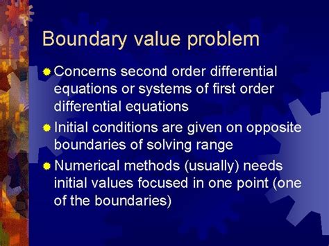 Math Cad Boundary Value Problem Second Order Differential