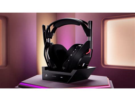 A50 Kabelloses Gaming Headset Basisstation Mit Playsync Audio Logitech G