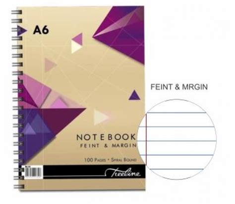 Treeline A6 Note Book A6 Spiral Bound Note Book