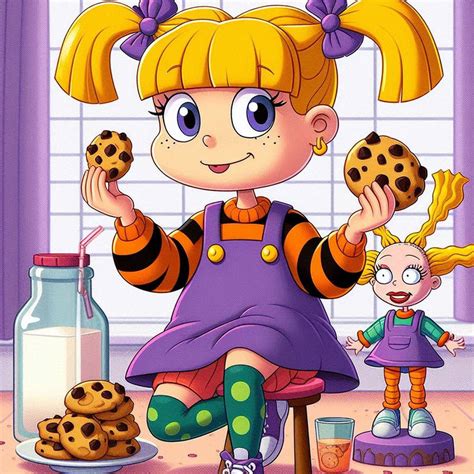 Rugrats Angelica Loves Cookies By Mnwachukwu16 On Deviantart