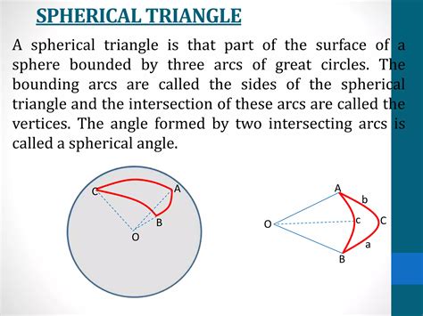 Right Spherical Triangle Trigonometry Pptx