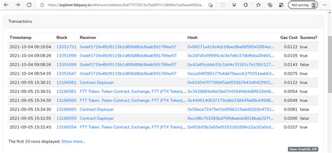 blockchain address related data using bitquery explorer graphql
