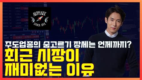 주식 최근 주식시장이 재미없는 이유 I 주도업종 숨고르기 언제까지 이어지나 I 2차전지바이오반도체시황 240319 Youtube